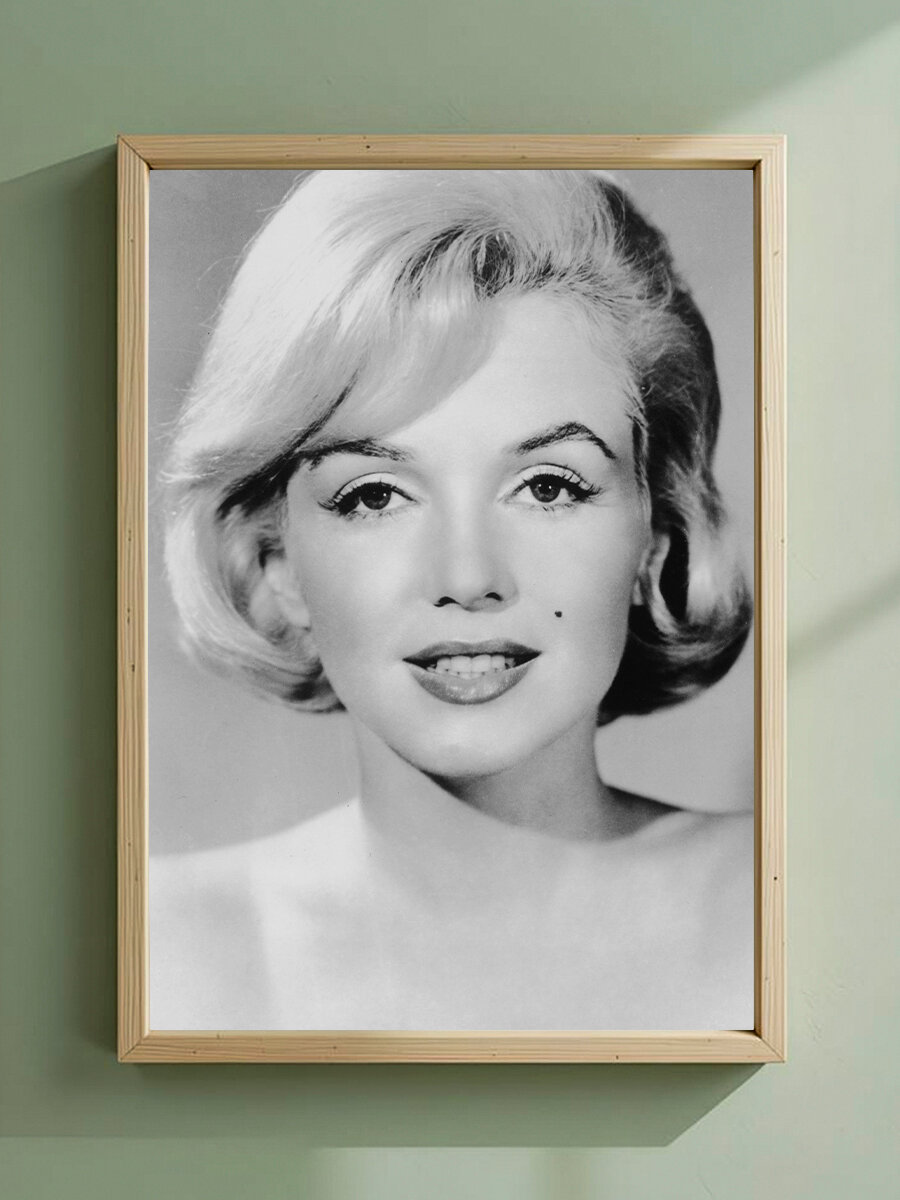 Постер, плакат на стену "Портрет Мэрилин Монро / Marilyn Monroe" 42 см х 29,7 см (А3), Без Рамы