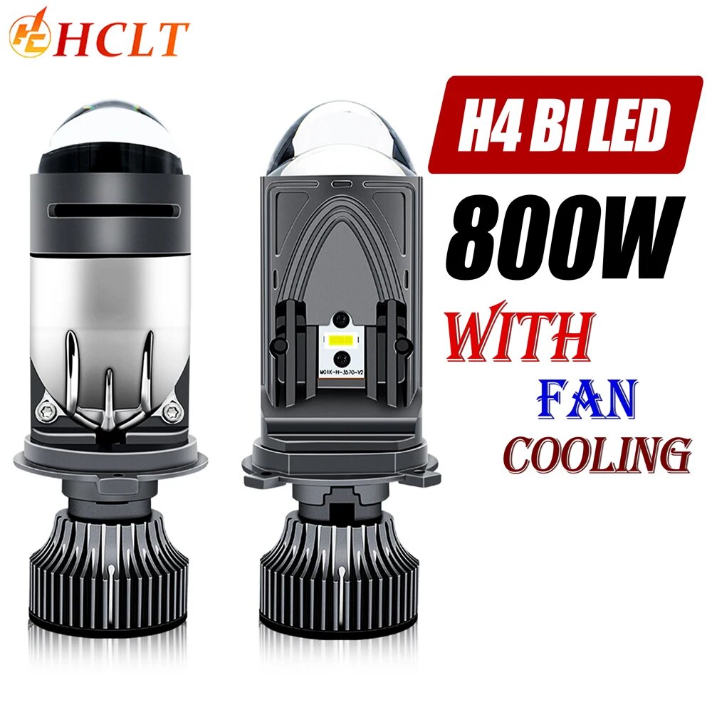 Лампы Для Автомобильных Фар H4 Bi LED CANBUS - Двухрежимные 1PCS, 6000K Cold White RHD