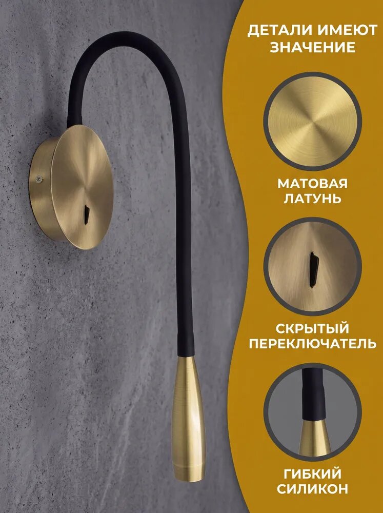 Ledsonline Настенно-потолочный светильник, 3 Вт