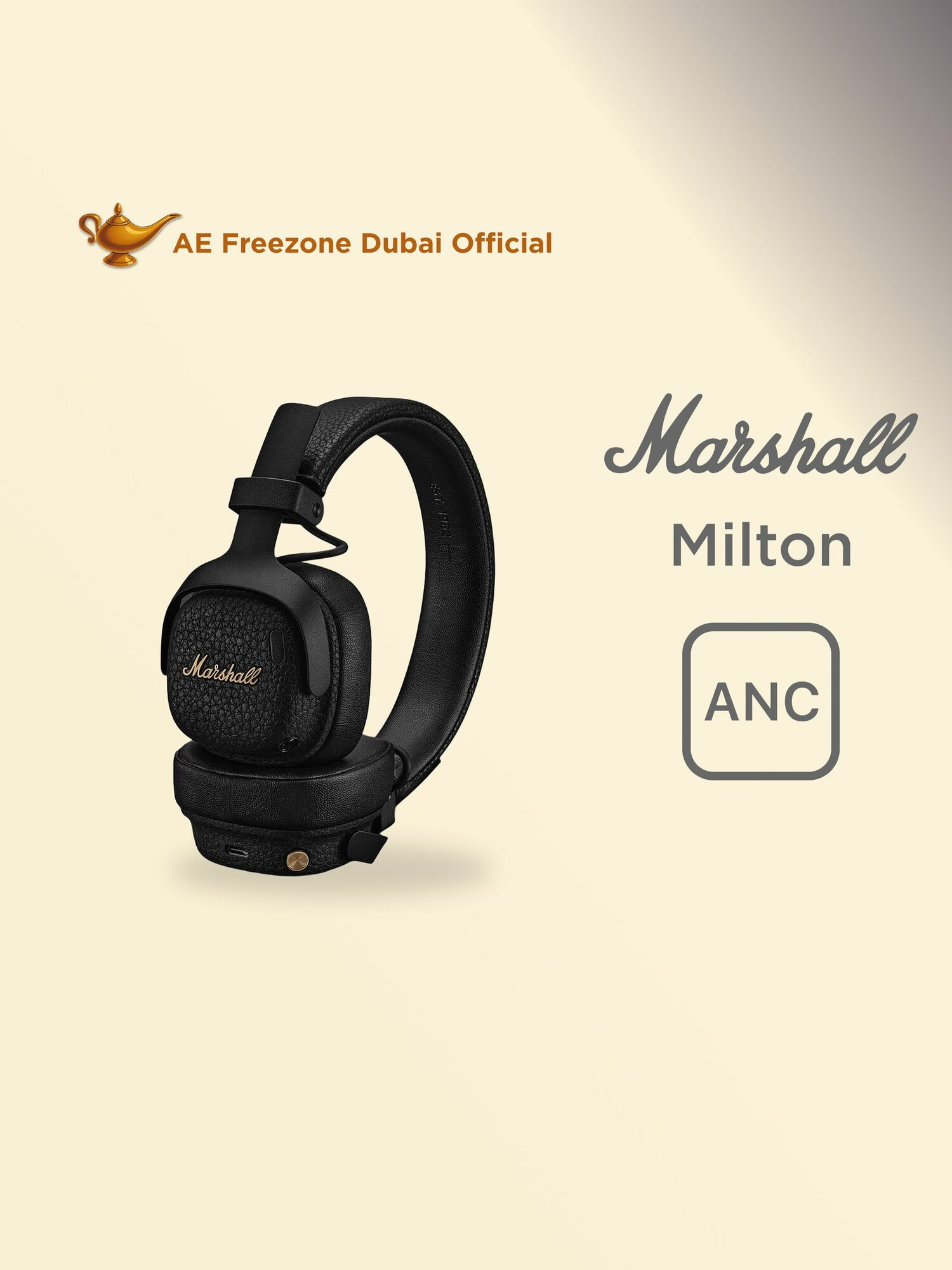 Беспроводные наушники Marshall Milton A.N.C. Black
