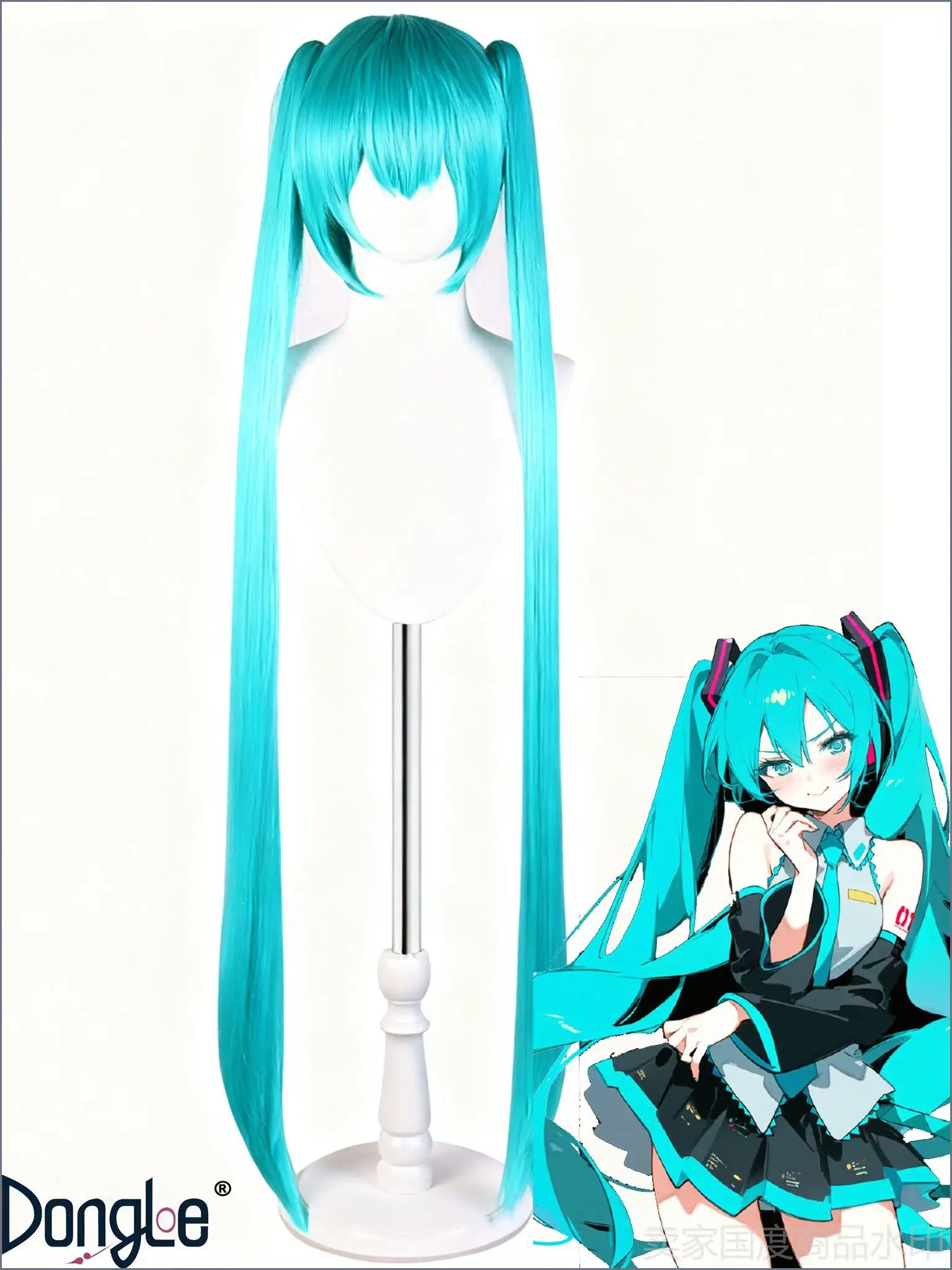 Парик для косплея Hatsune Miku / Карнавальный аниме парик Мику Хацунэ