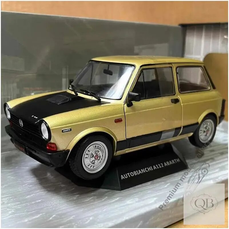 Эксклюзивная масштабная модель SOLIDO 1/18 AUTOBIANCHI A112, изготовленная из сплава с открываемыми дверцами