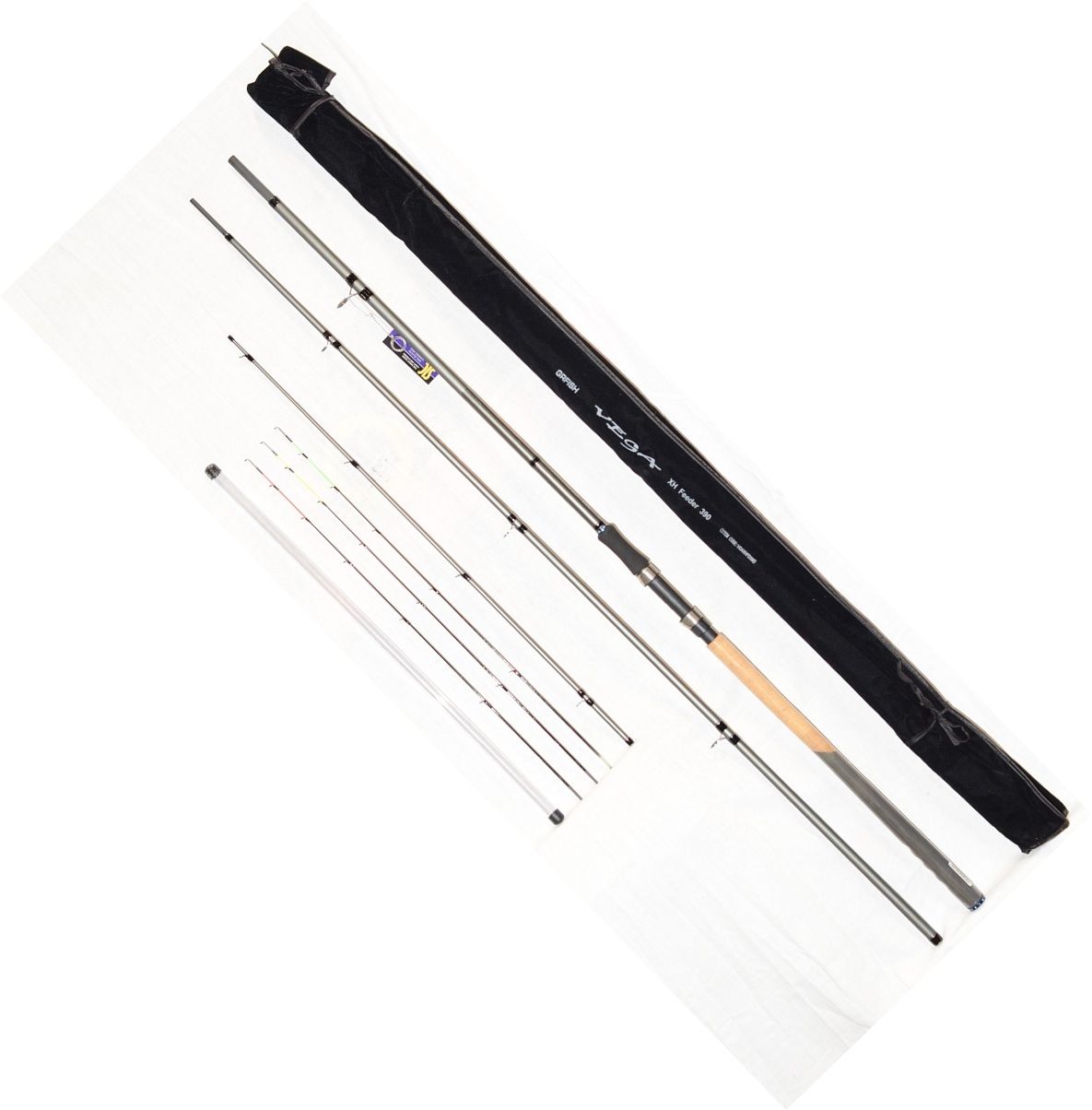 Удилище GRFISH VEGA XH FEEDER 390 (3.90m, up150g, tips 3,4,5 oz)