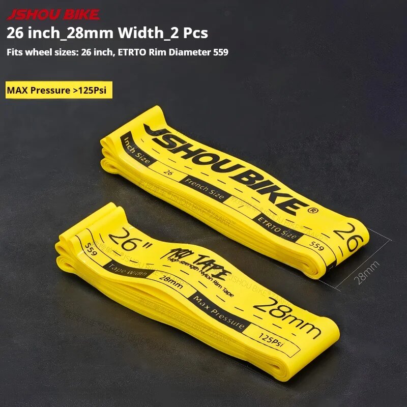 Лента ободная JSHOUBIKE 26 inch, 28mm, 2 шт