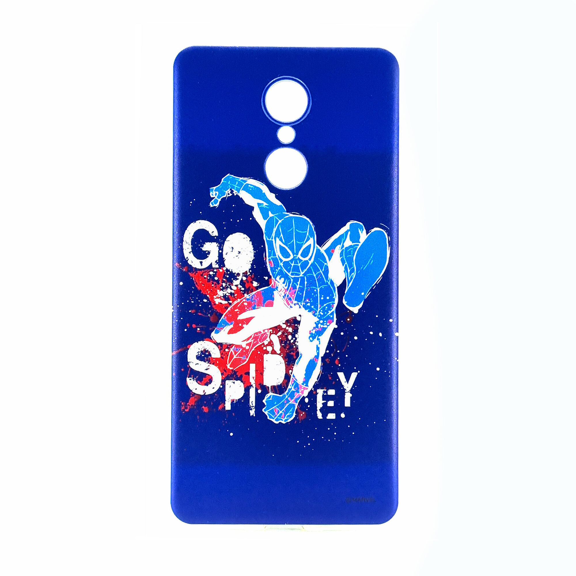 Чехол силиконовый на Xiaomi Redmi 5 (Сяоми Редми 5) Marvel Spider-Man (Марвел, Человек-паук)