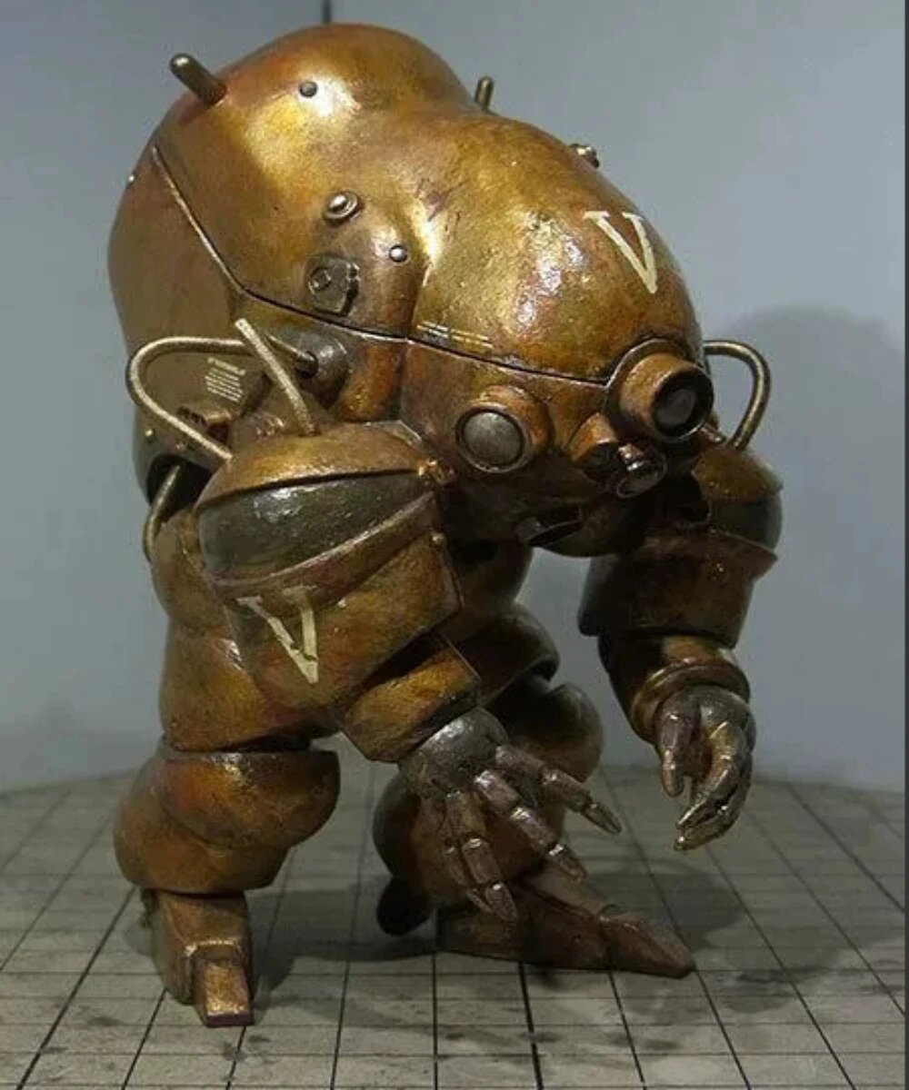 Редкие модели из литой смолы, Mak, Robot, неокрашенные, требуют сборки.