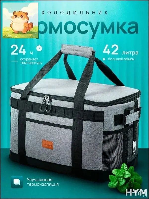 Изотермический бокс TIMODE 42 л (46х31х30 см) для пикников и путешествий