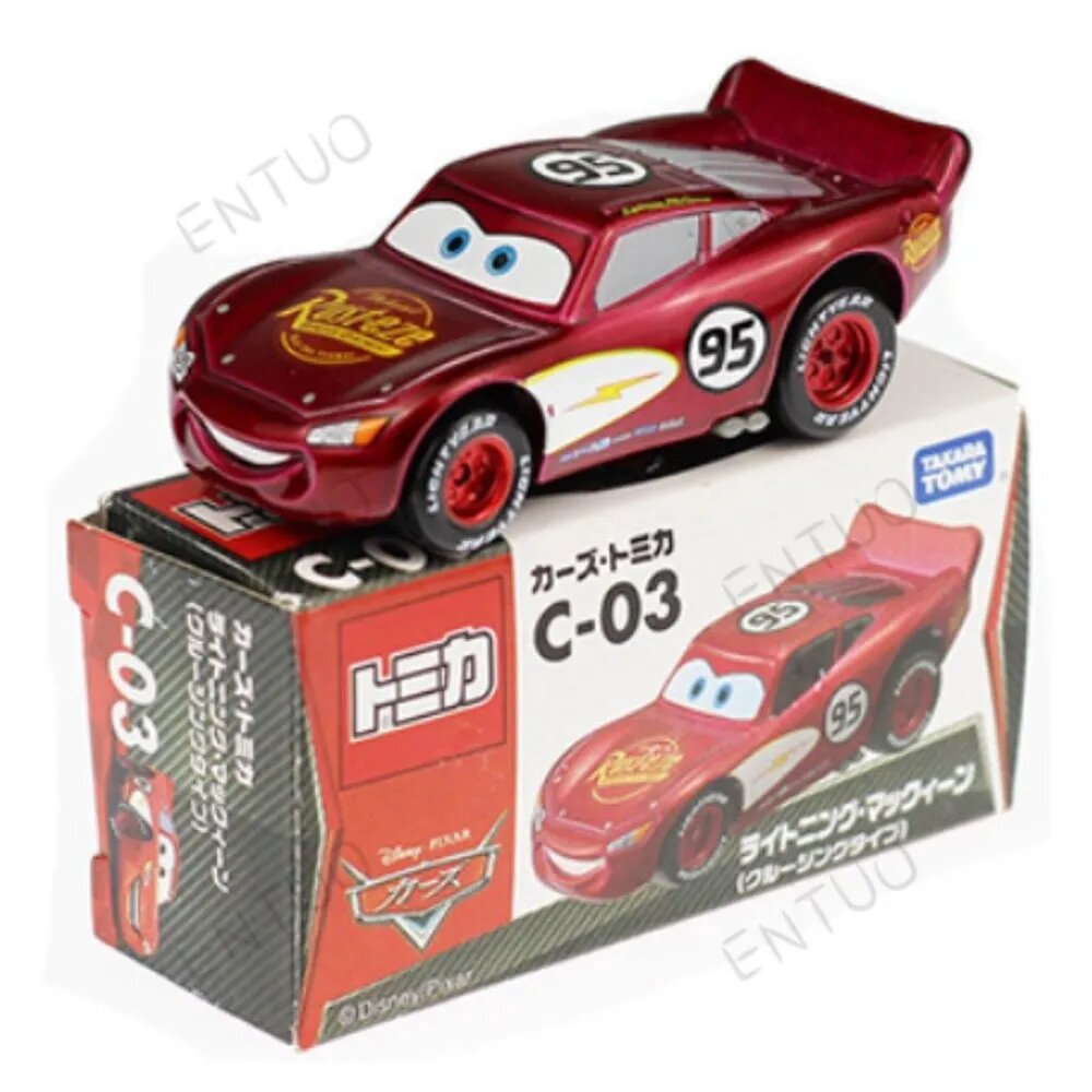 Takara Tomy Tomica Disney Pixar Cars C-01 Lightning McQueen C-10 King 1:50 литая под давлением модель автомобиля