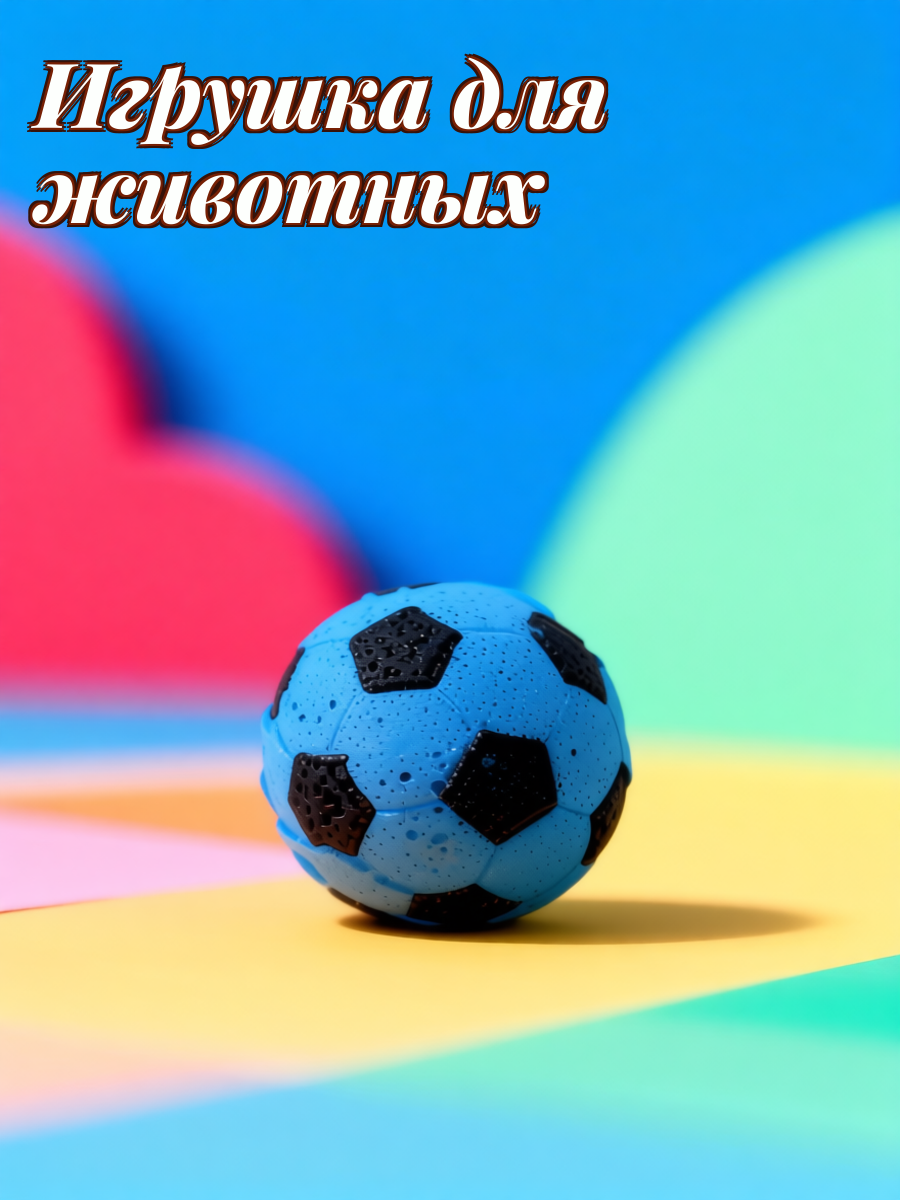 4 Штуки Игрушки Для Кошек В Форме Футбольного Мяча Из Пенопласта Разнообразного Цвета