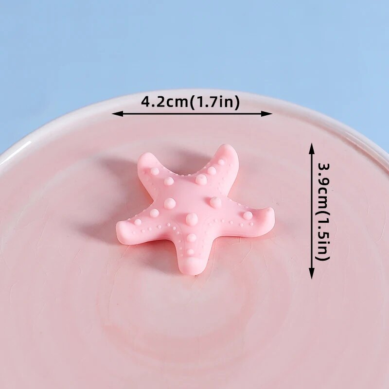Розовый топпер для торта "хвост русалки" WE Pink starfish