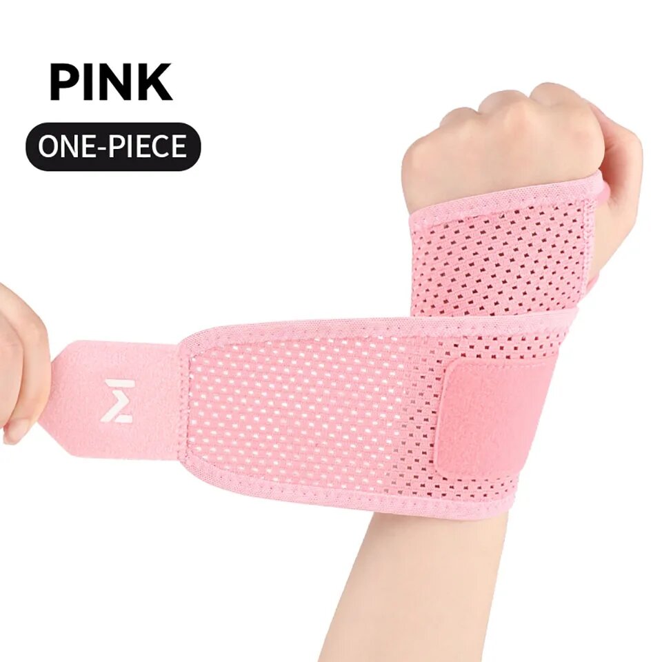 Dayselect дышащий бандаж для запястья спортивный фитнес фиксатор unisex Розовый, Pink