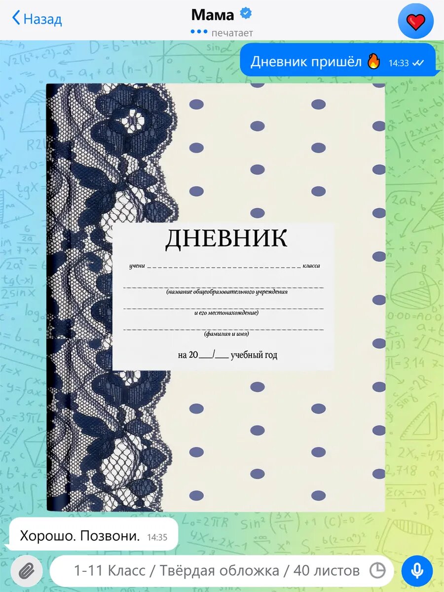 Школьный дневник с принтом y2k pinterest