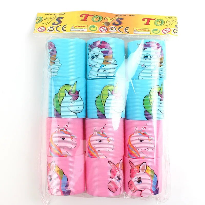 Радужные волшебные пружины Alivparty для детей 12pcs2