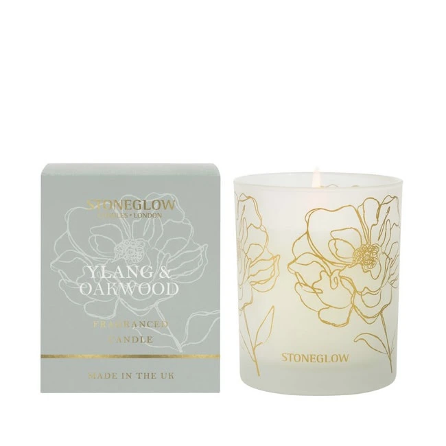Stoneglow Ylang and Oakwood 240 гр - парфюмированная свеча Стоунглоу Иланг Иланг и Дубовый Лист