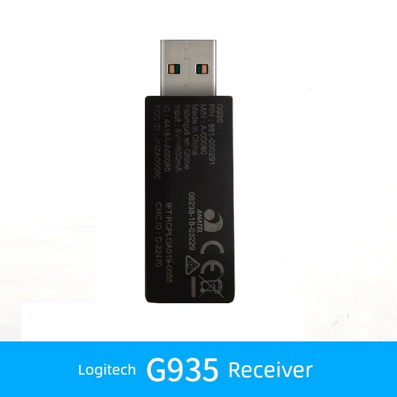 Logitech G935 беспроводной приемник для игровых наушников, совместимый с ПК