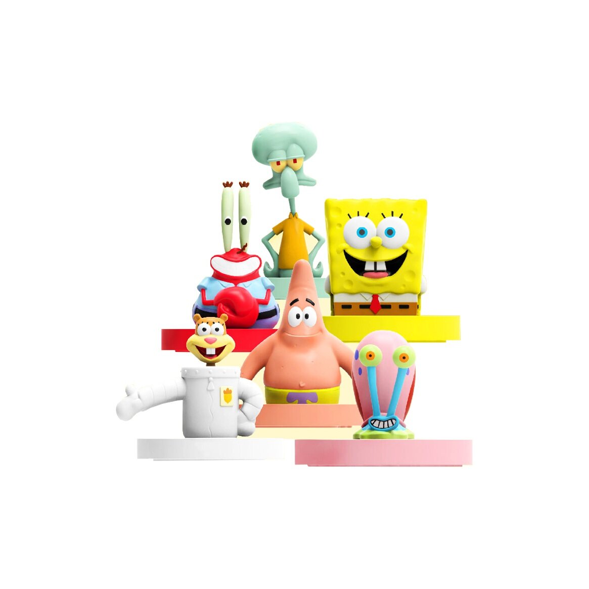 SUNNY SANDY Губка Боб Патрик Стар Краб Босс Скуйвард Слепые коробки 3 шт 4 шт