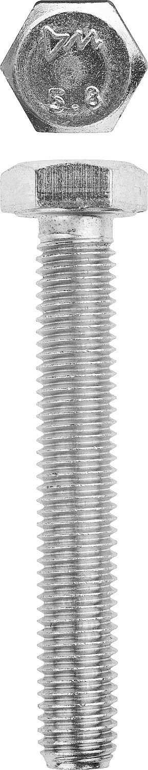 ЗУБР ГОСТ 7798-70, кл. пр. 5.8, M12 х 90 мм, цинк, 5 кг, болт (303080-12-090)