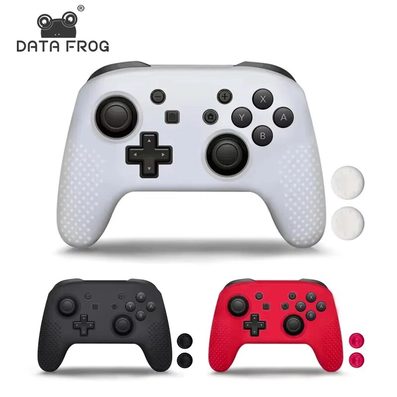 Белый контроллер для Nintendo Switch Pro DATA FROG — фото 1