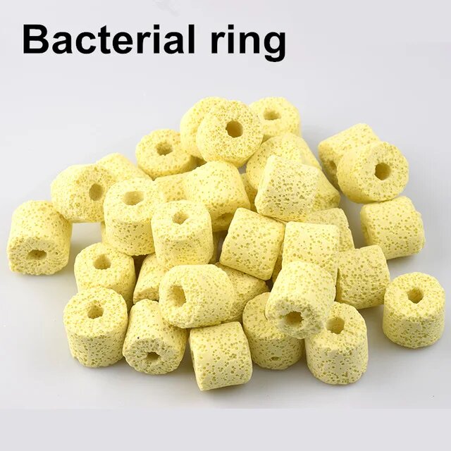 Керамический биохимический фильтр для аквариума 500г Желтый, Bacterial Ring