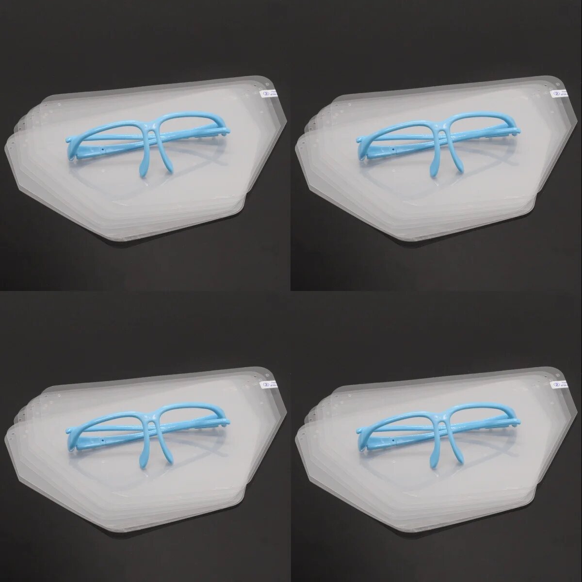 CHIHIRO CARE стоматологический щиток для лица 10 шт. 4 sets Blue Color