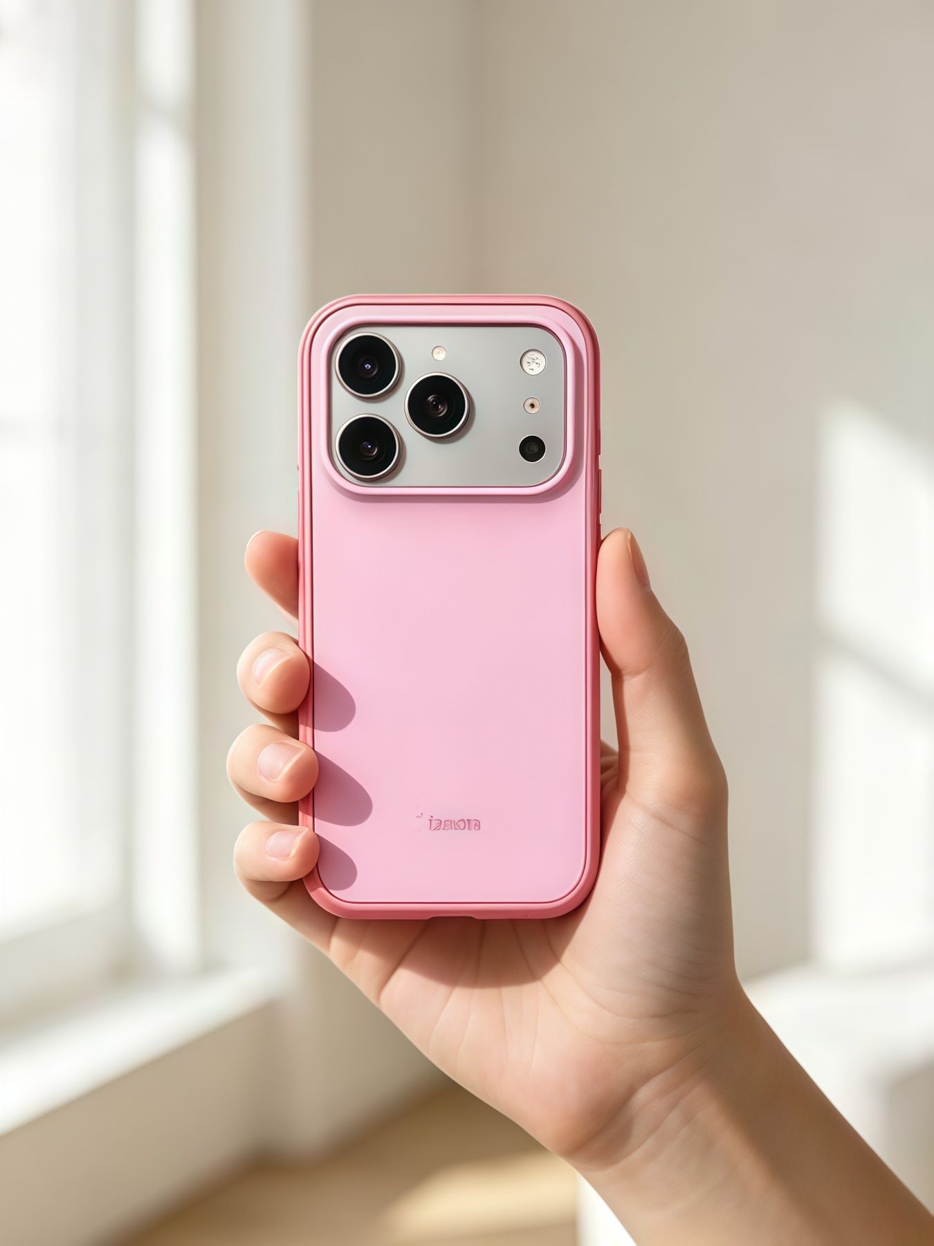 Beats Чехол Beats для iPhone 17 Pro, силиконовый противоударный чехол, защита камеры, розовый