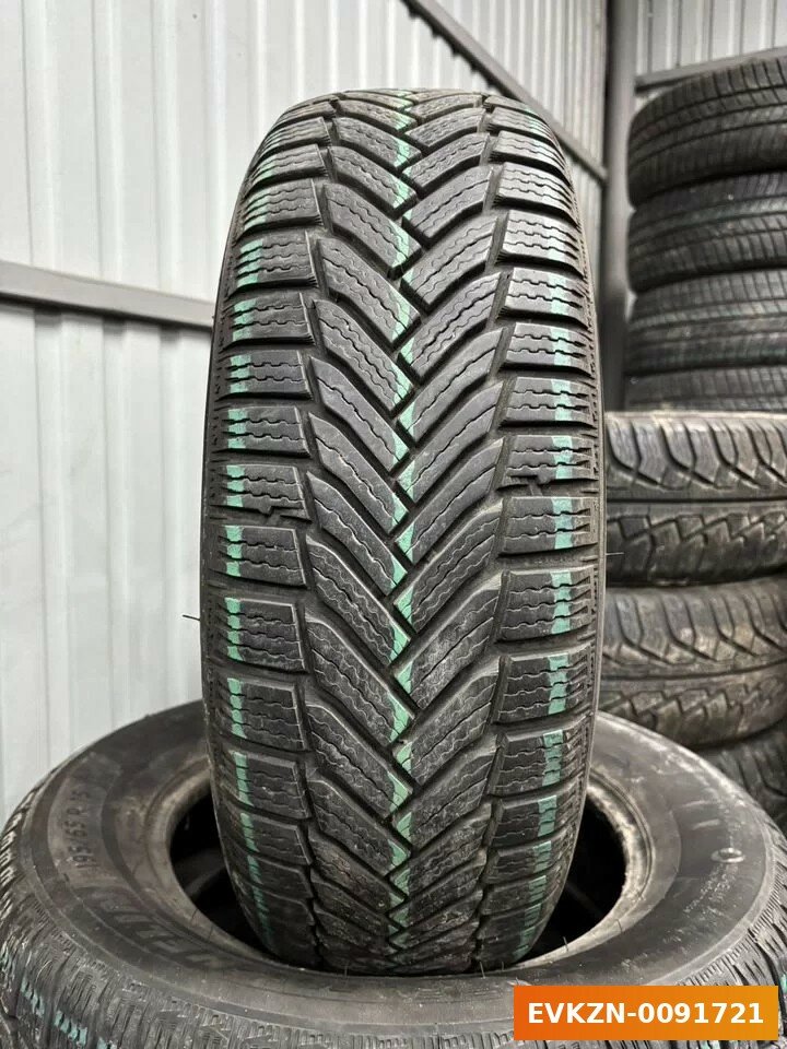 Комплект (4 шт) зимних БУ шин Michelin Alpin 6 195/65 R15 25% износ 7863808712