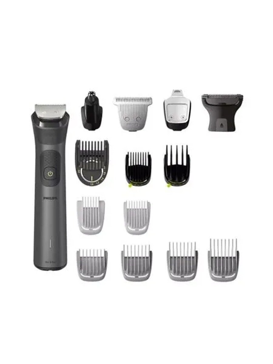 Philips MG7940/15 Многофункциональный триммер 15-в-1 для бороды, волос и тела, черно-серый