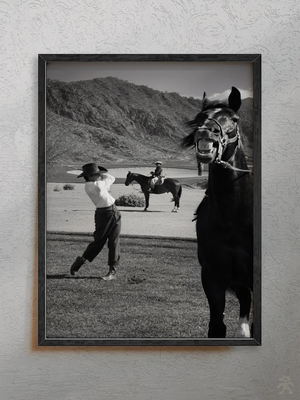 Интерьерный постер "Wild West Golf" в стиле pinterest, формата 30x40 см.