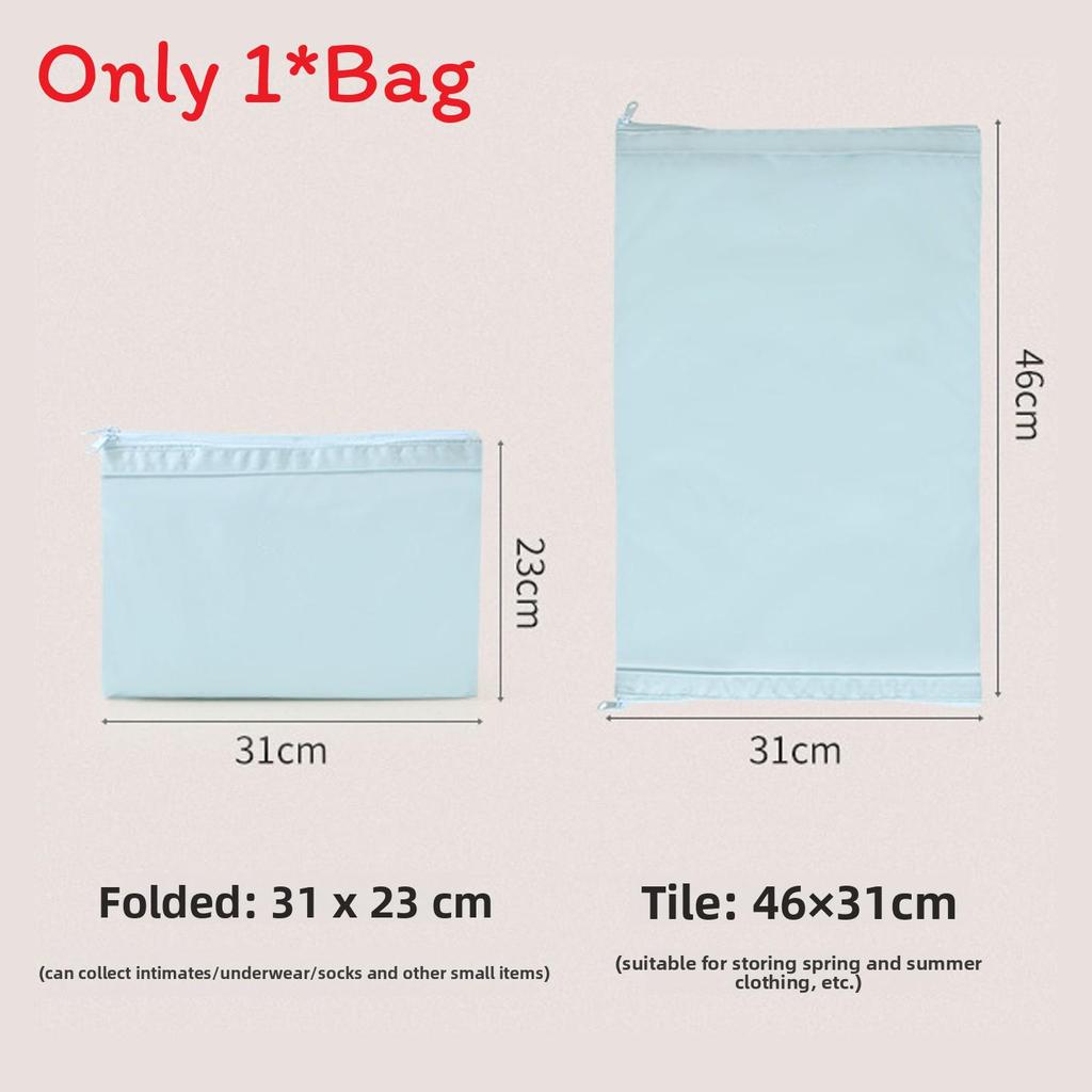 Чемодан organizer bag с нейлоновой конструкцией для одежды и грязного белья separation, синий