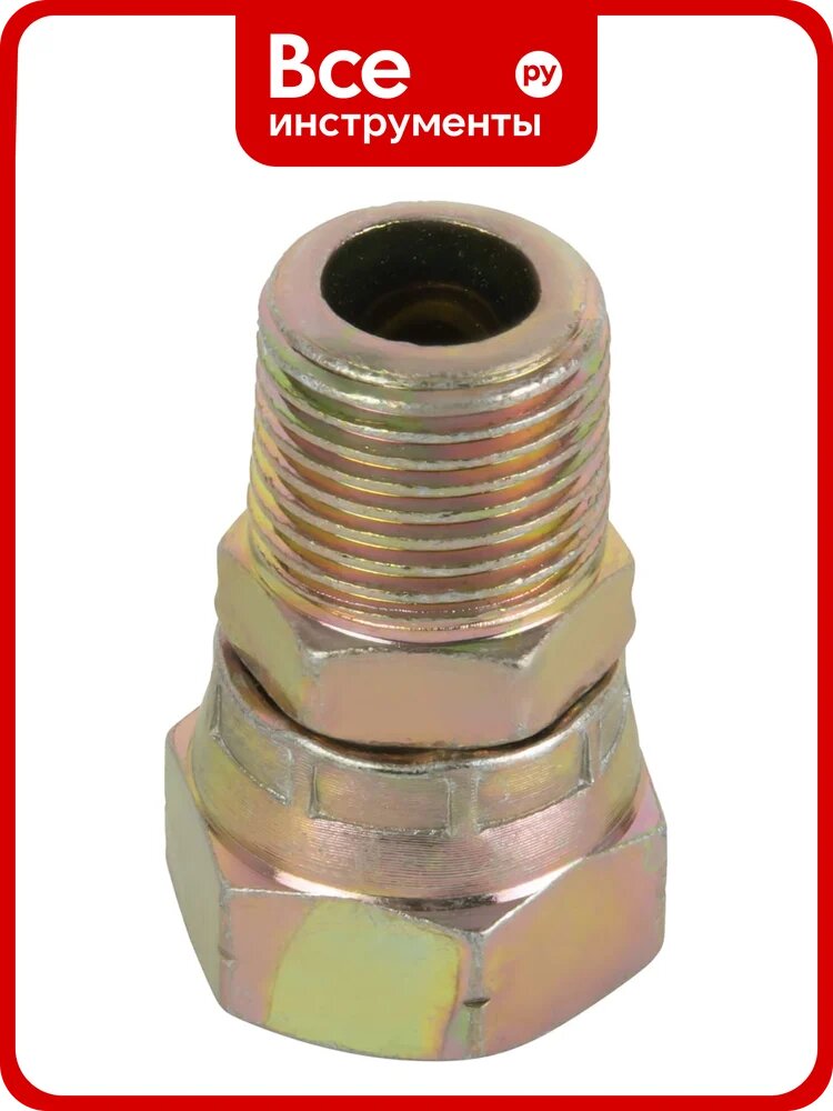 Двусторонняя резьбовая муфта WIEDERKRAFT 1/2" WDK-89557