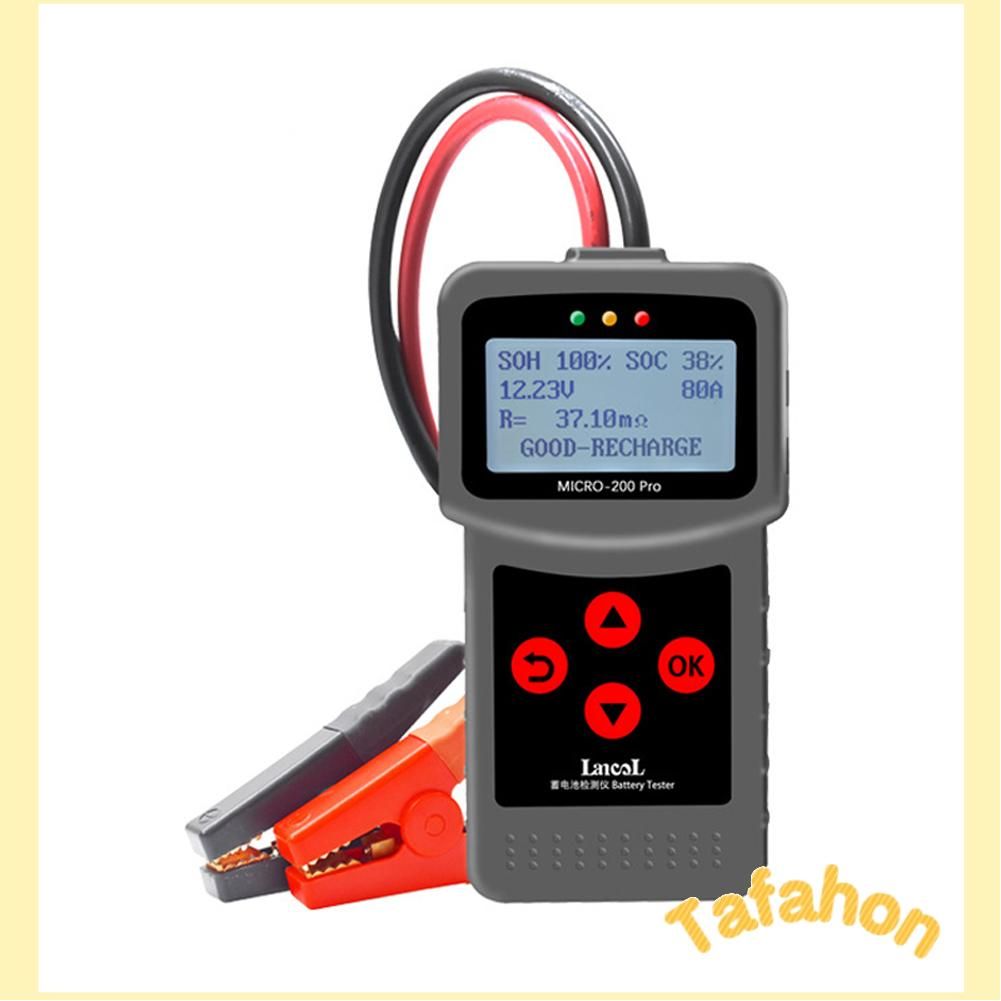 Тестер аккумулятора цифровой MICRO-200 Pro 12V/24V для проверки SOH SOC, для авто, тестер АКБ