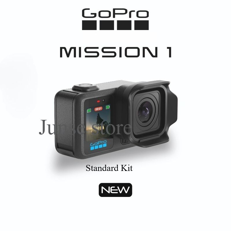 Экшн-камера/видеоблог с фотографиями GoPro Mission 1 Cinematic Camera -2150mAh 50MP 1 inch сенсор, видеосъемка с разрешением 8K / 30fps в секунду, GP3, Полный кадр, дайвинг и плавание