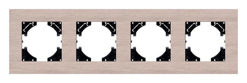 Рамка на 4 поста Kollinger Reflex AL RA4GD