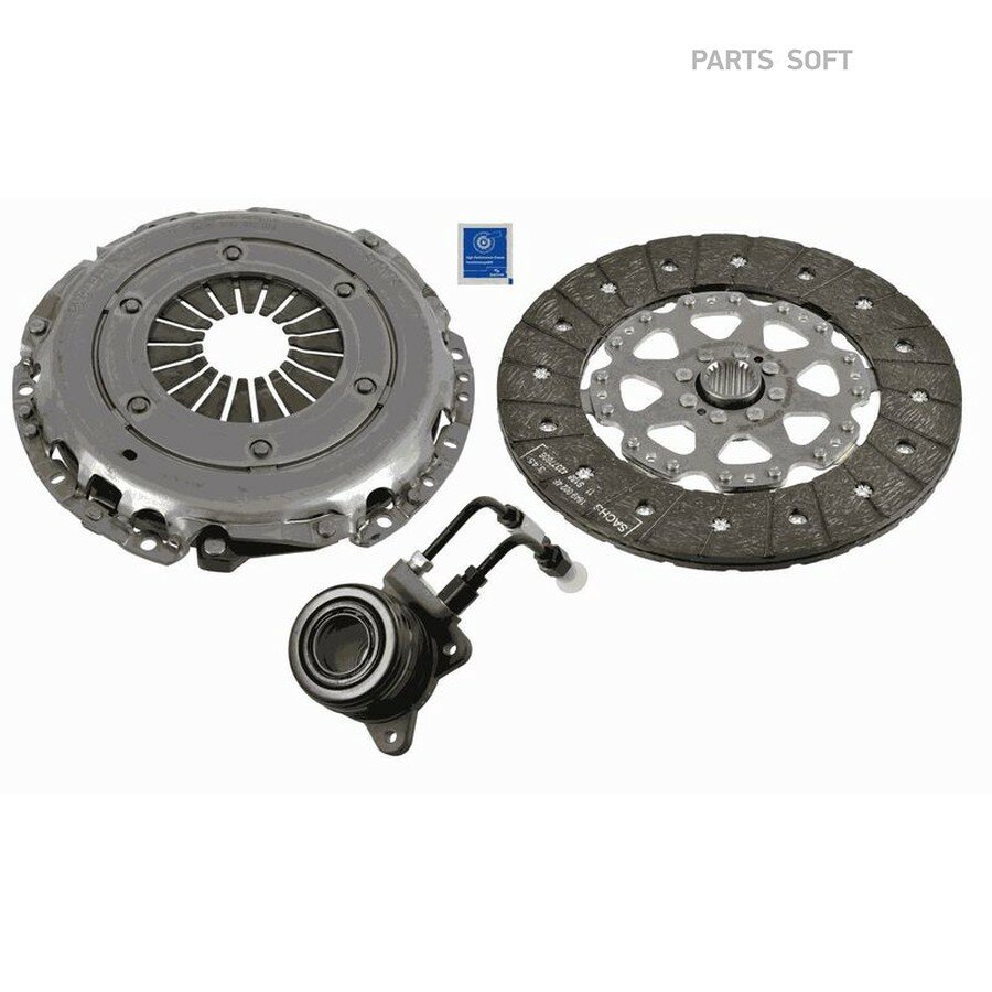 Комплект сцепления от официального дистрибьютора, SACHS, артикул 3000990450