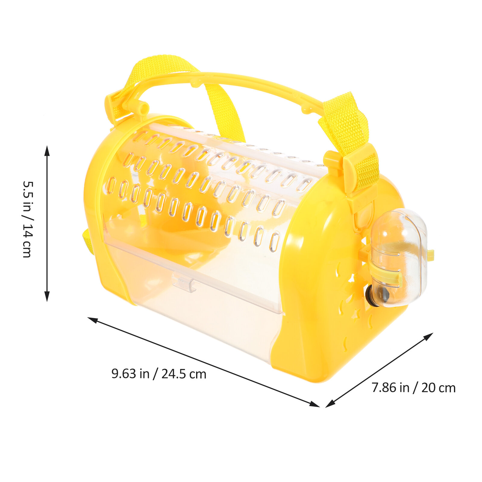 Переноска Для Хомячков И Мелких Животных Дышащая Клетка Для Транспортировки 24.50X20.00X14.00Cm