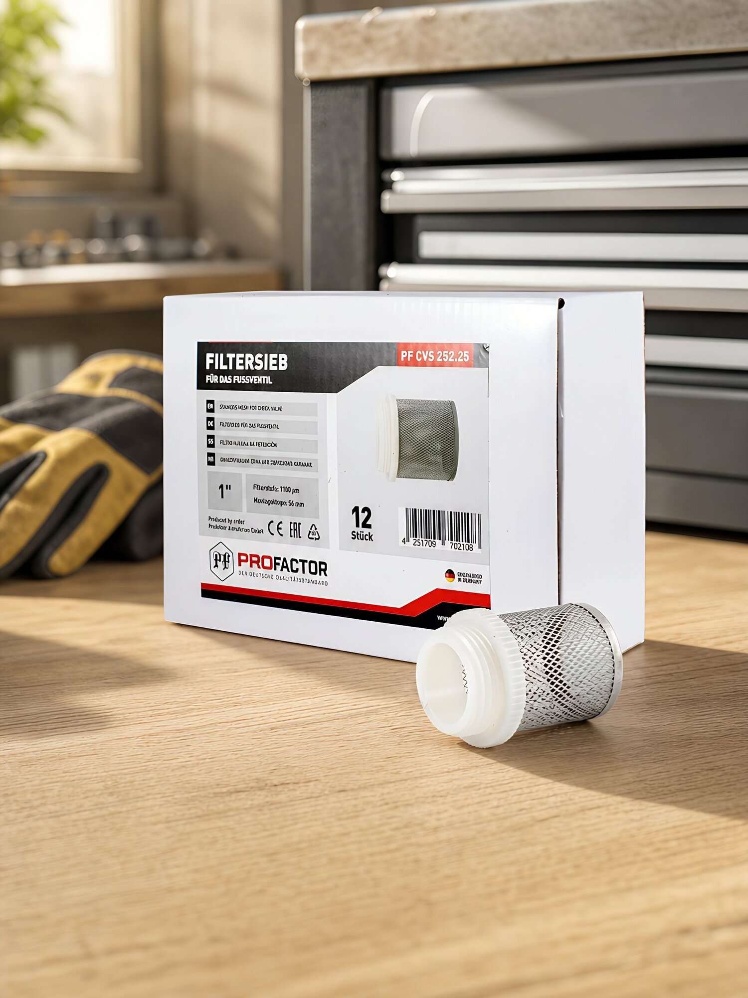 Фильтрующая сетка для обратного клапана 1 дюйм ProFactor PF CVS 252.25 — надежный элемент инженерной сантехники