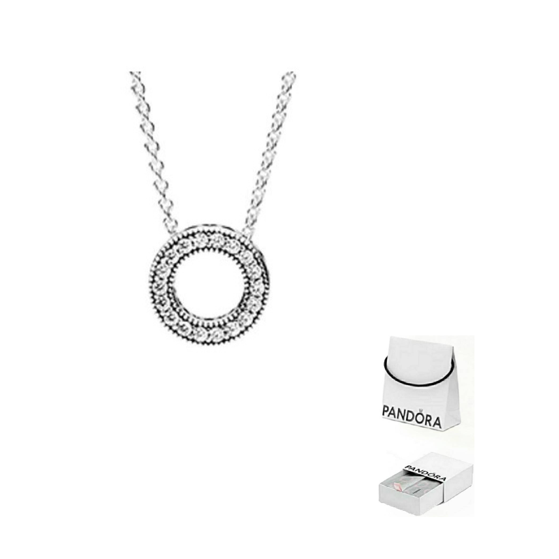 Колье PANDORA, циркон
