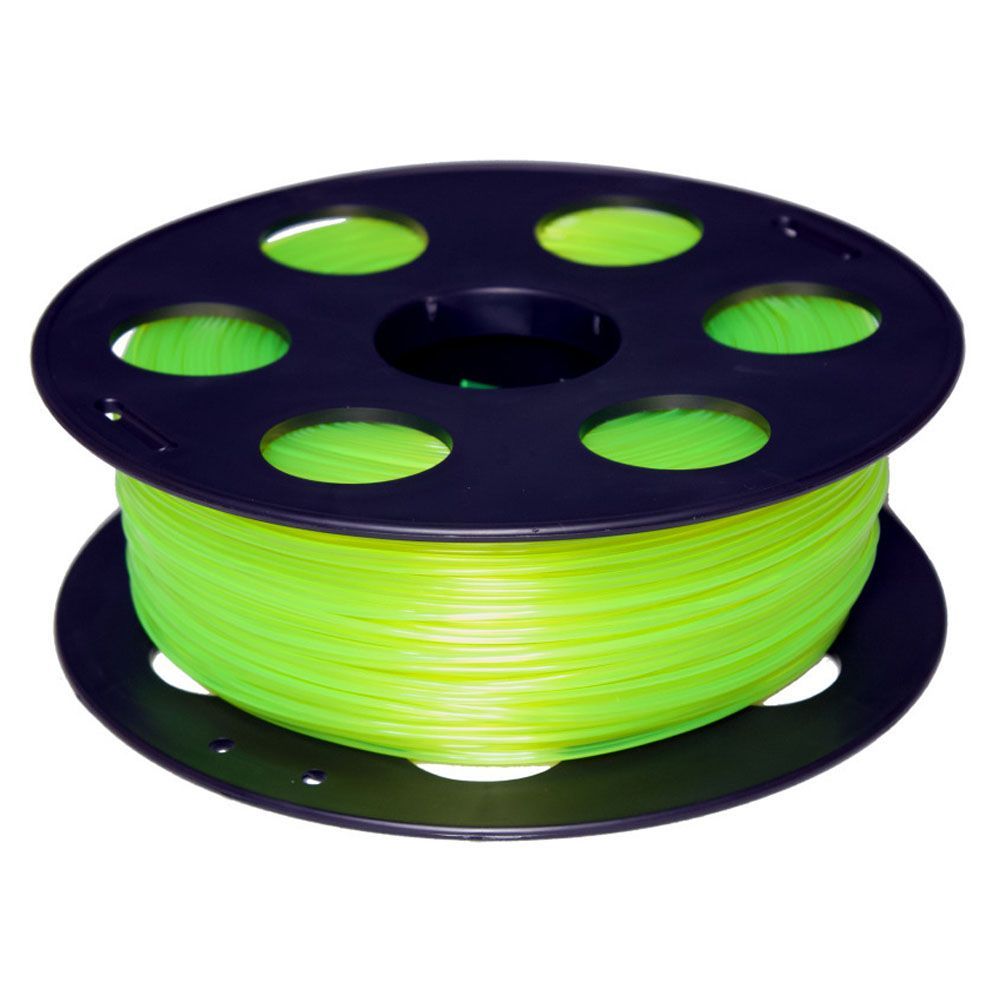 Bestfilament Катушка PETG пластика Bestfilament 1.75 мм 1кг, светящийся желтый (st_petg_1kg_1.75_fl_yellow)