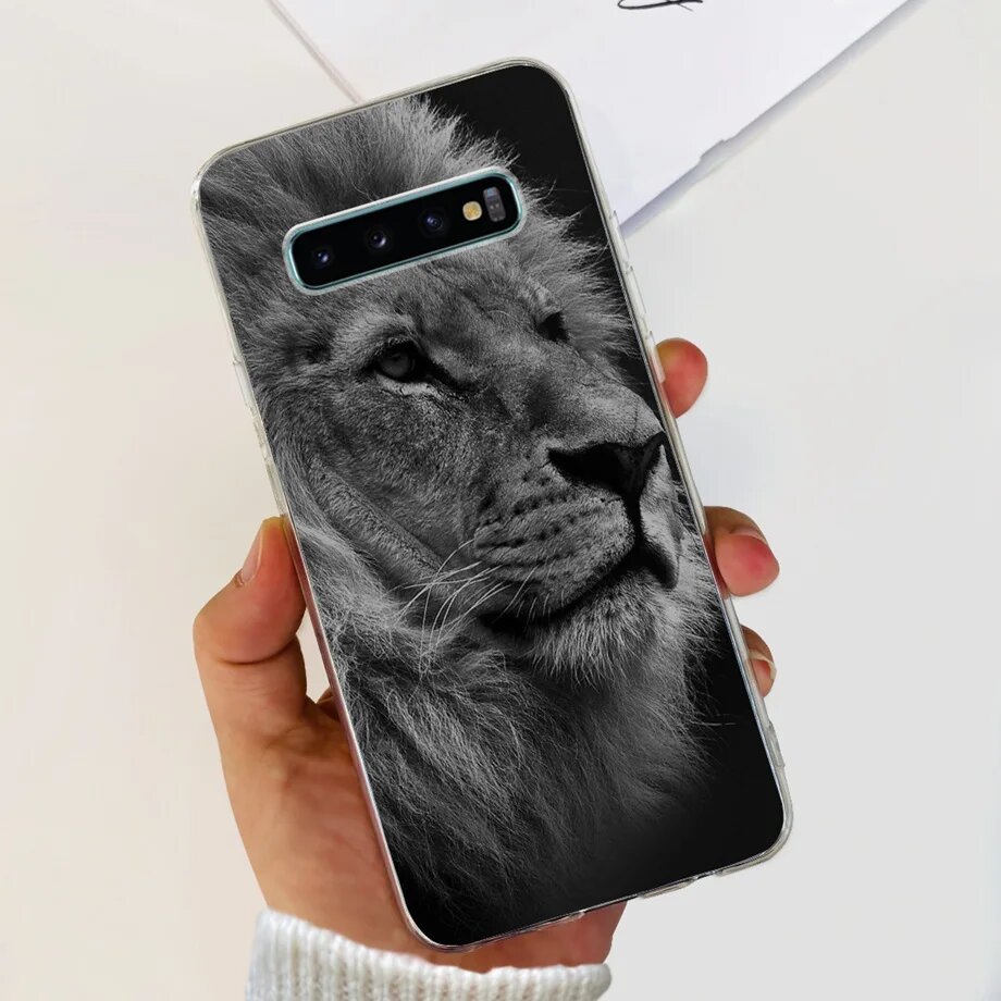 Чехол для телефона Samsung Galaxy S10 Plus S10e S10+ S 10, задняя крышка, прозрачный мягкий 615, S10