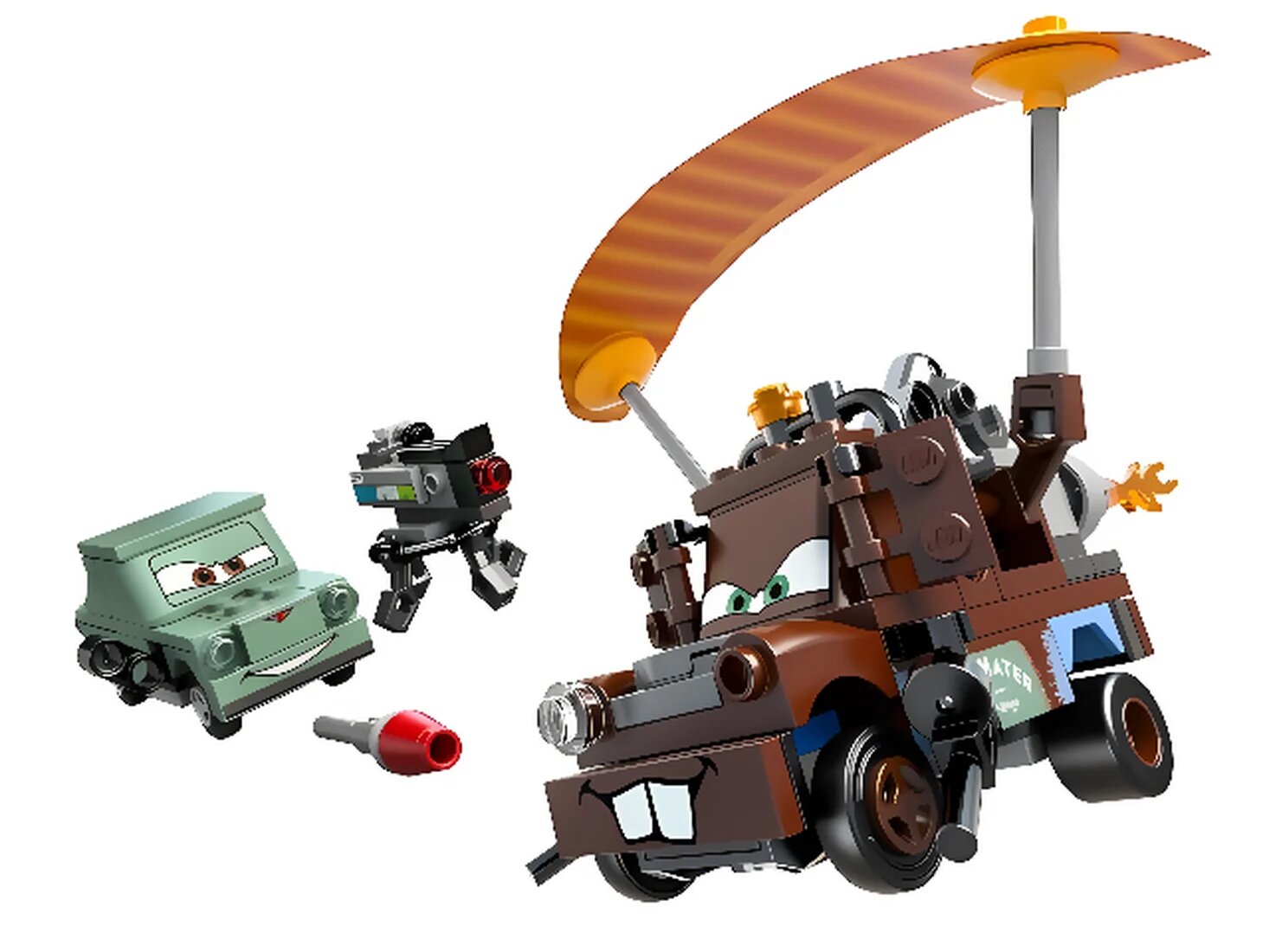 Конструктор Lego Cars 9483 Побег агента Мэтра