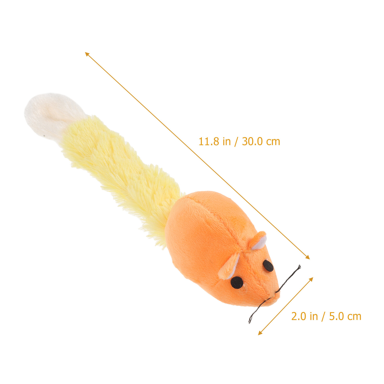 Игрушка Для Кошек В Forme Мыши С Катмintsом Длинный Хвост Яркий Цвет 30.00X5.00X3.00Cm