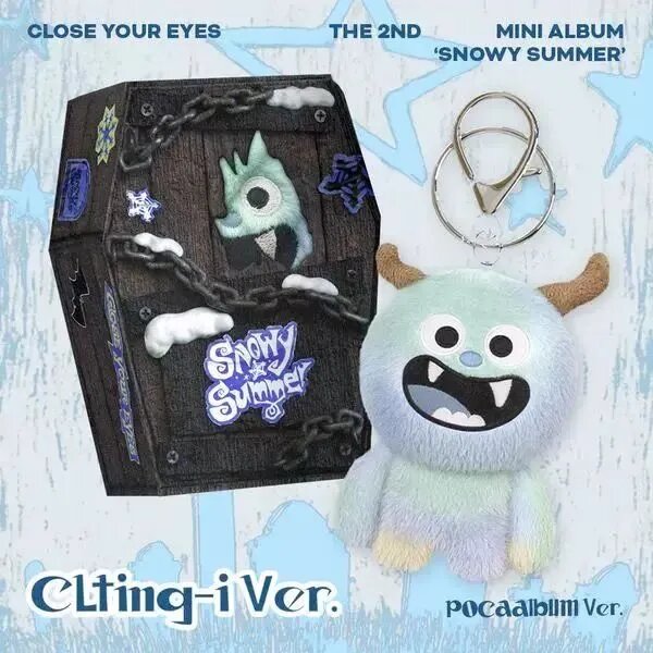 Альбом CLOSE YOUR EYES - SNOWY SUMMER 2nd Mini (CLting-i Ver.) с брелоком и фотокарточками