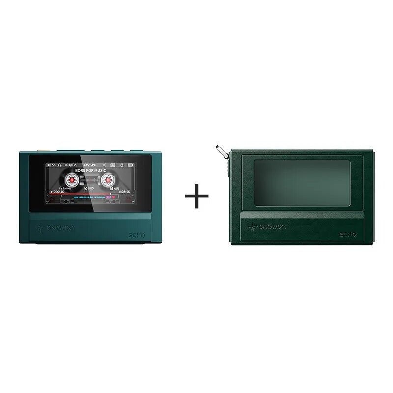 FiiO SnowSky ECHO, 4ГБ, Green MP3 с чехлом