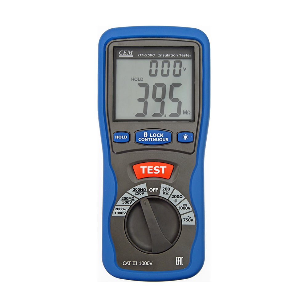 Цифровой тестер изоляции СЕМ DT-5500 480472