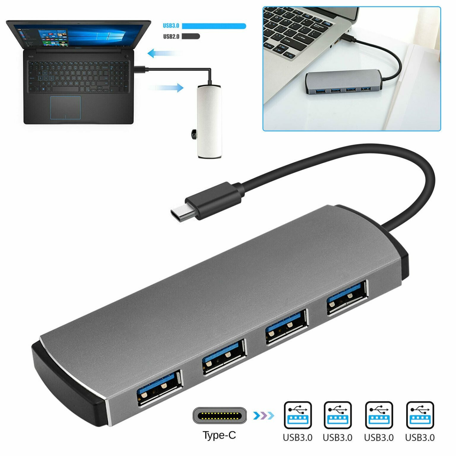 USB-концентратор Type-C