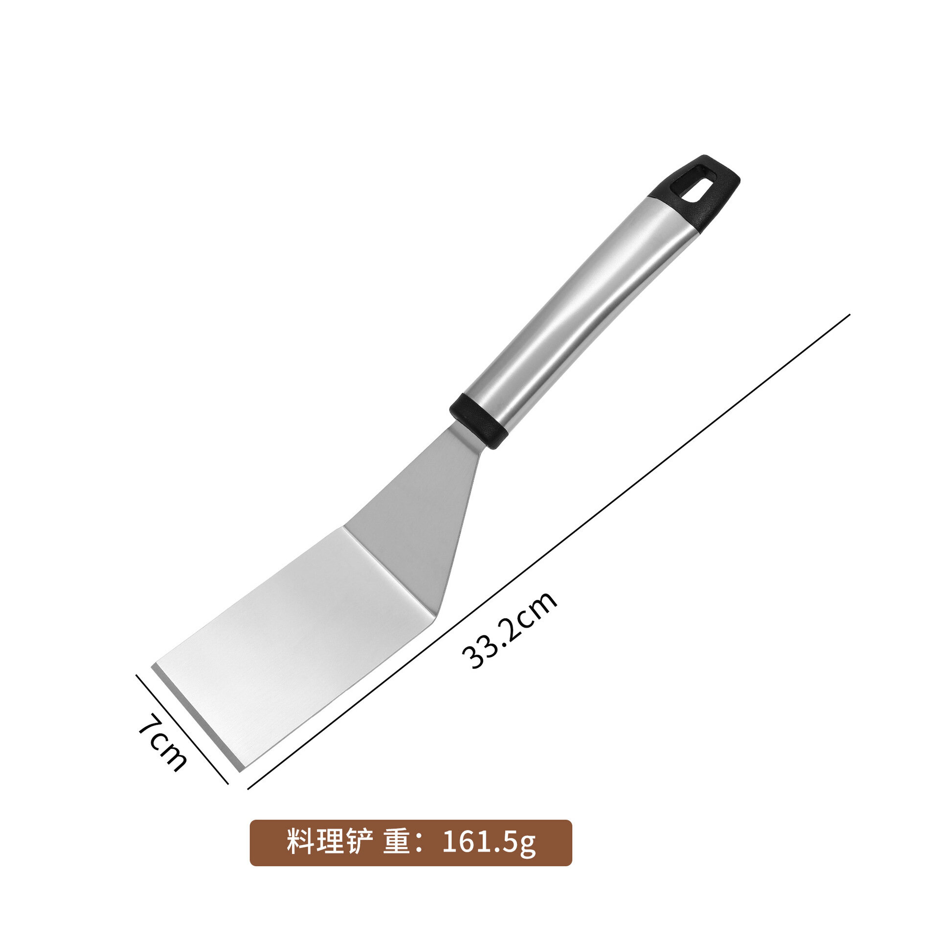Нержавеющая сталь ручка шпатель для готовки для Teppanyaki стейка блинов пиццы кухонный плоский поворотник кухня