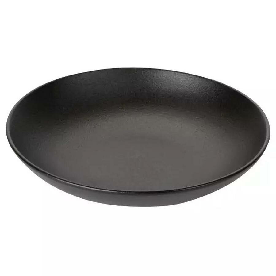 Тарелка глубокая 20 см Rock Black Domenik DM8021