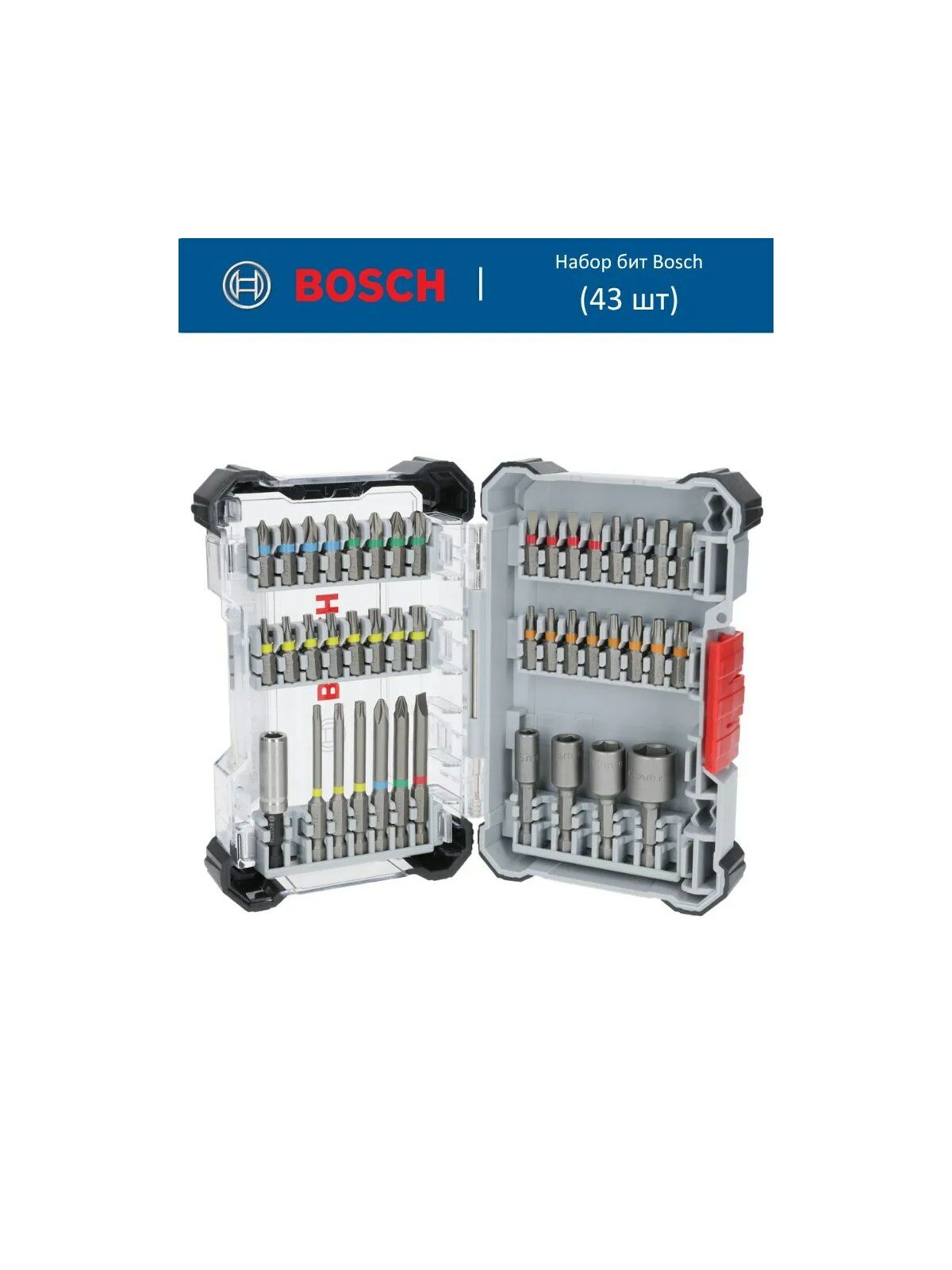 Набор бит Bosch, 2607017723 (43 шт)
