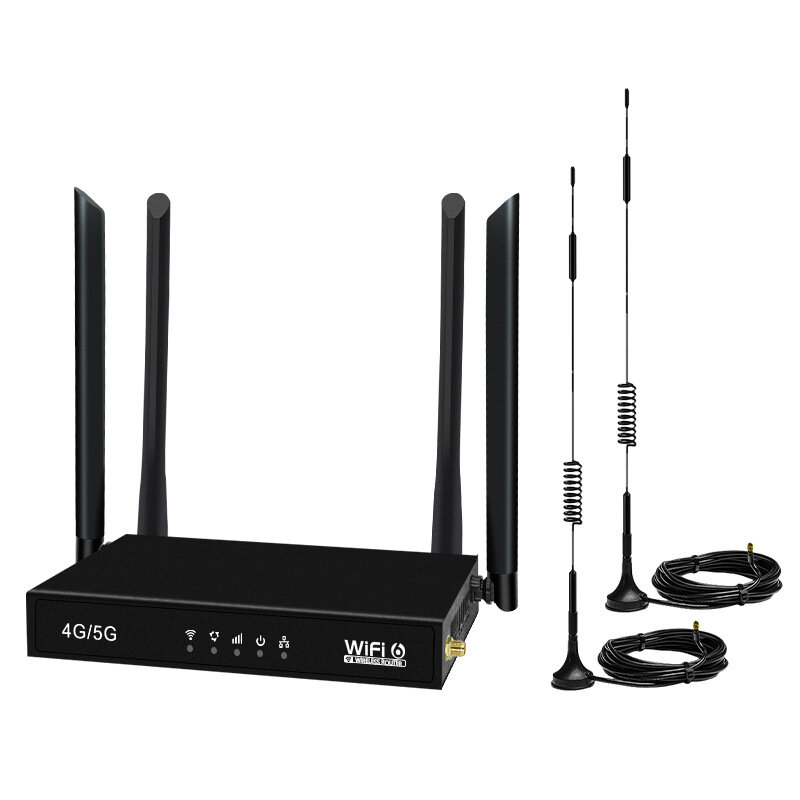 4G LTE роутер ED123, Wi-Fi модем с SIM слотом, черная панель, Евразийская версия для дачи и дома