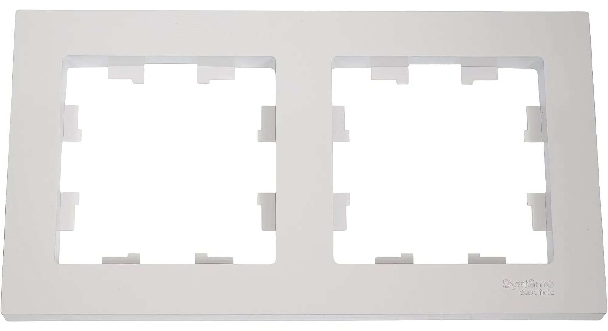 Рамка Systeme Electric 2-м ATLAS DESIGN универс. белая ATN000102